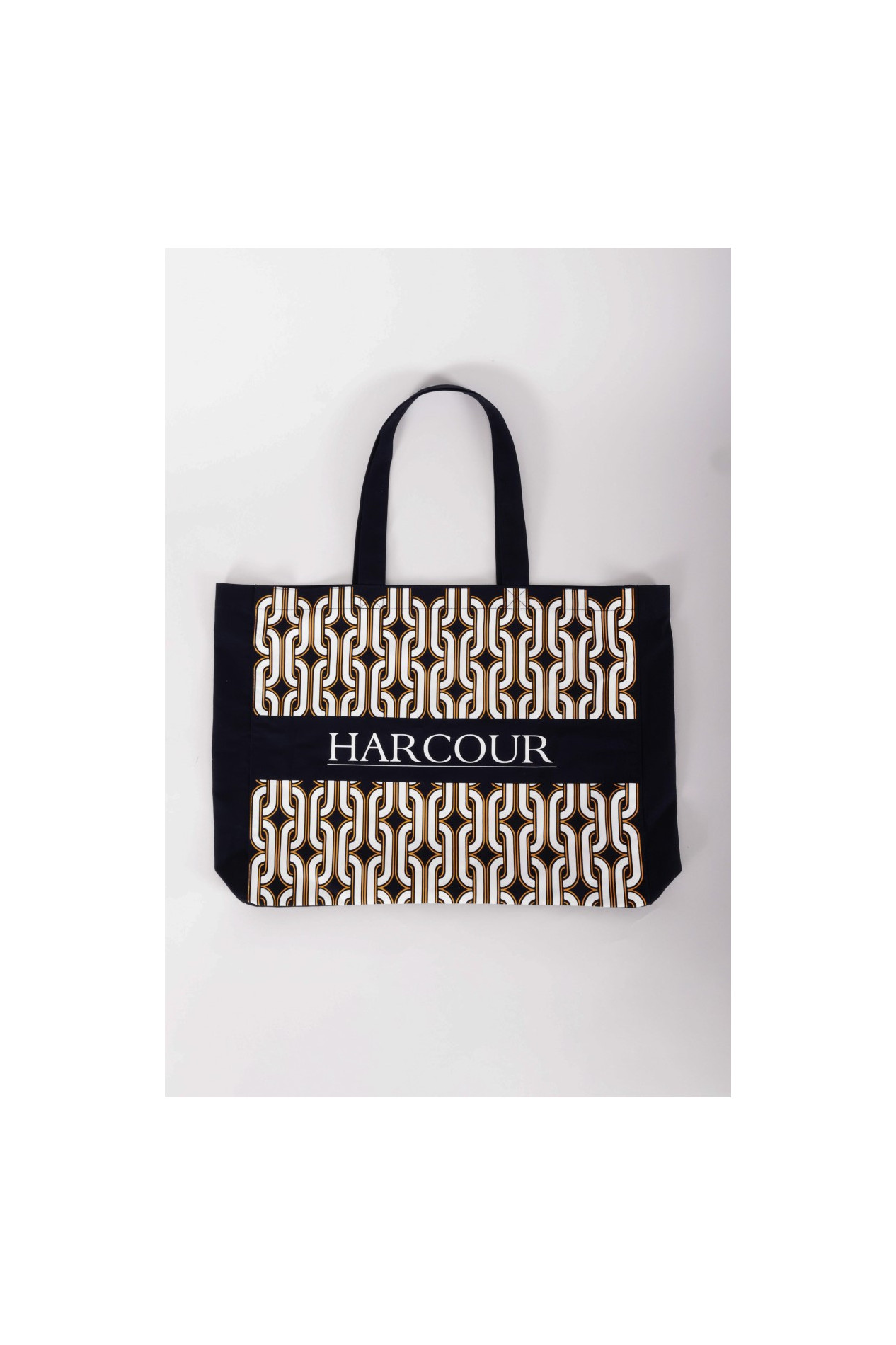 Bertille Totebag - Navy/Golden Yellow